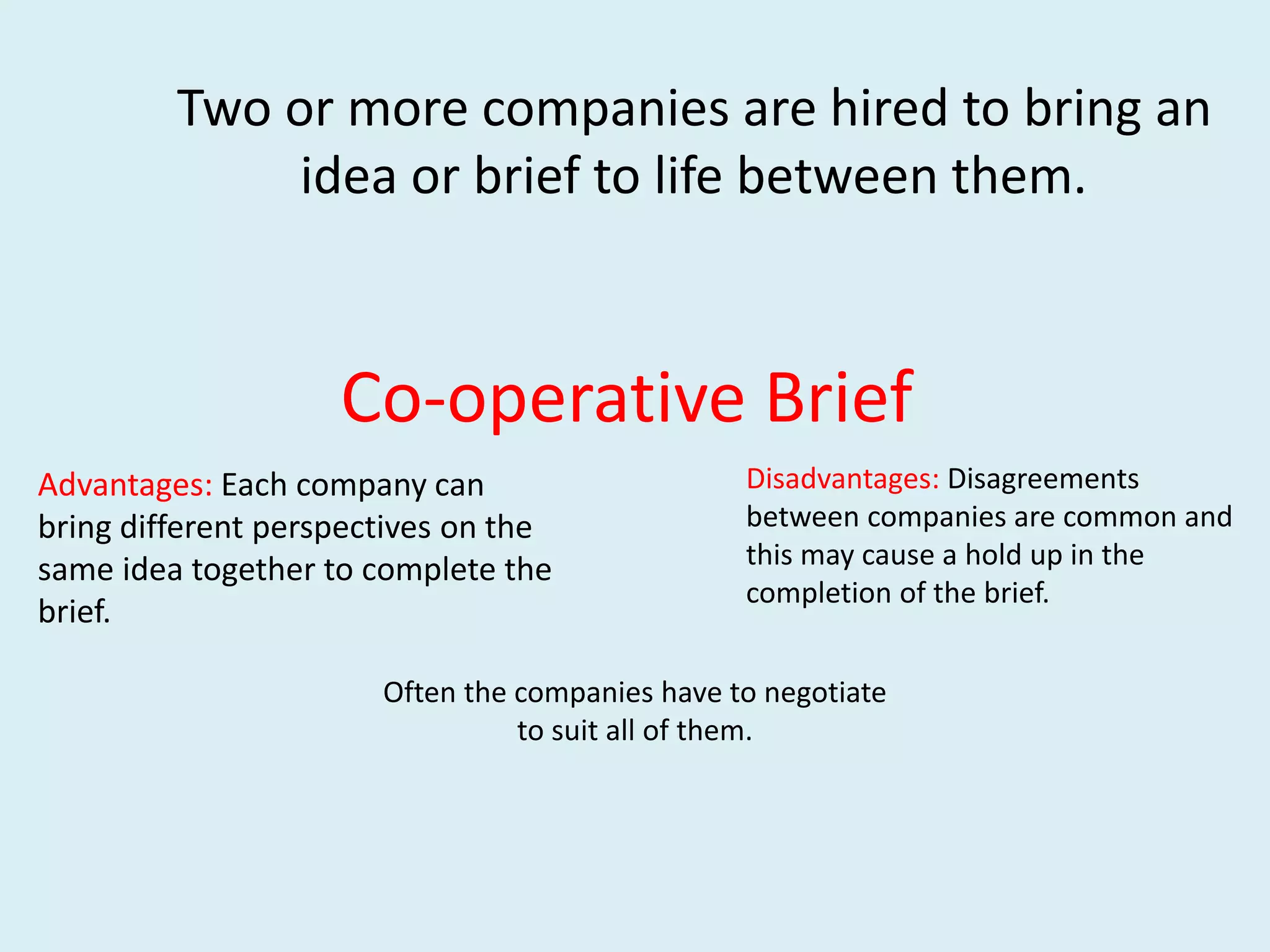 Types of brief | PPTX