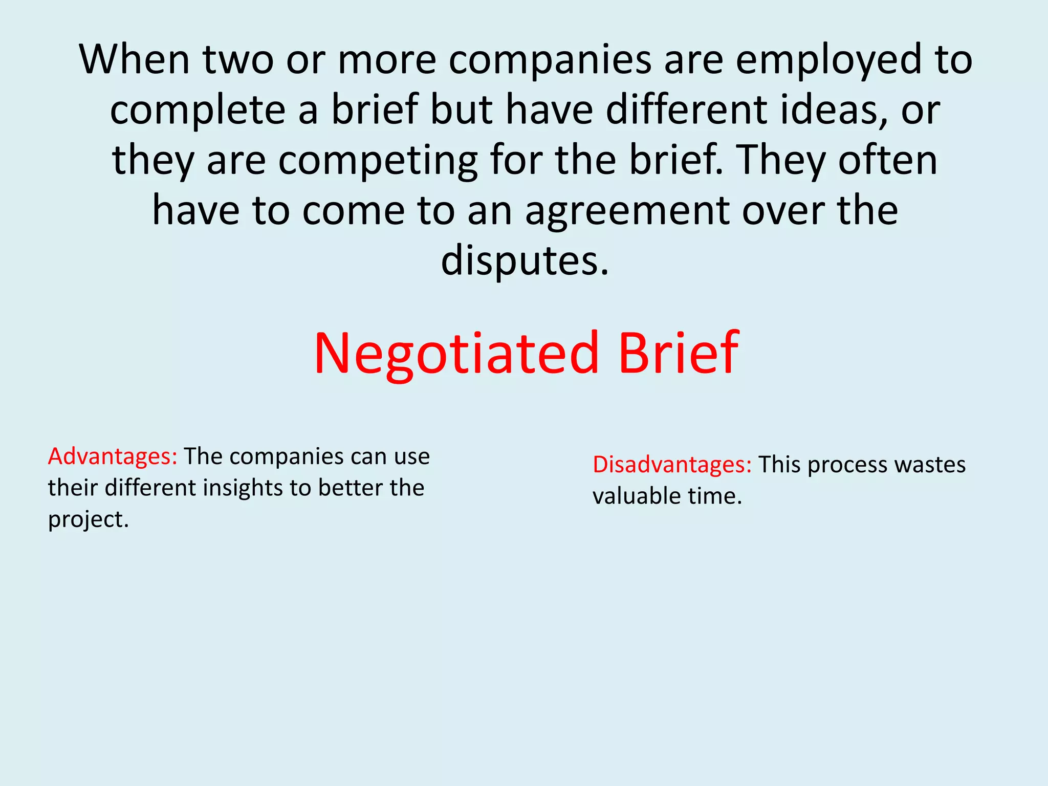 Types of brief | PPTX