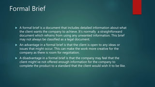 Types of Briefs | PPTX