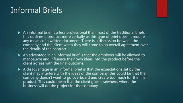 Types of Briefs | PPT