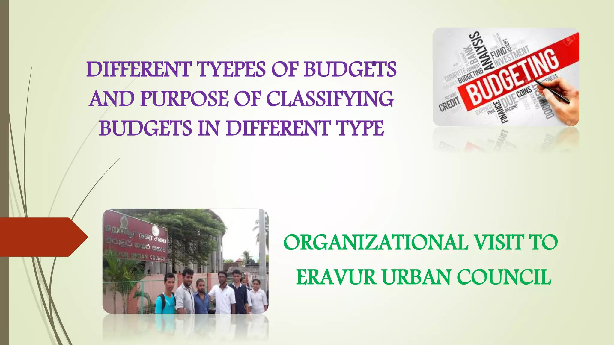 Types of budget | PPTX