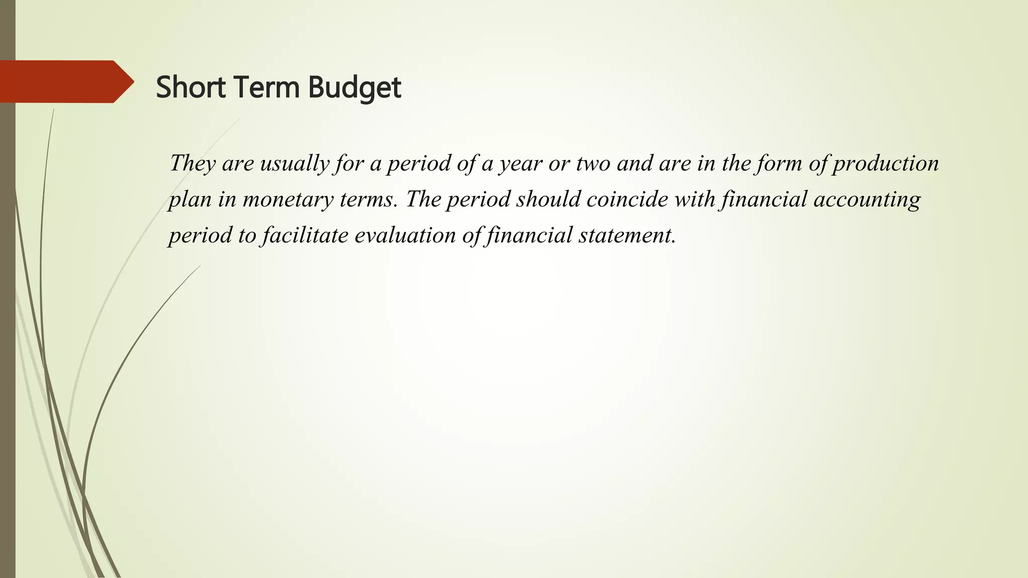 Types of budget | PPTX