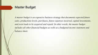 Types of budget | PPTX