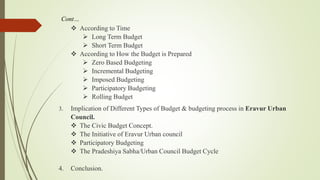 Types of budget | PPTX