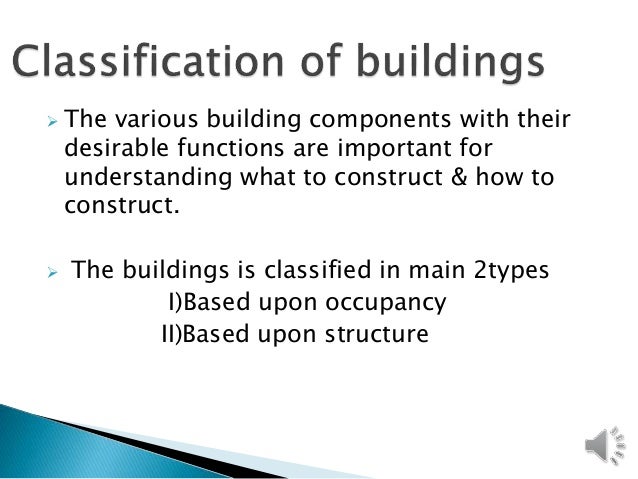 Types of building