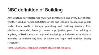 TYPES OF BUILDING Prepared by Reshmy M R | PPTX