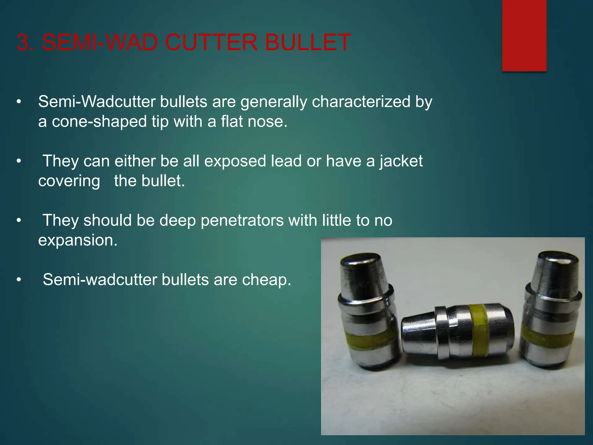 Ballistics (Types of Bullets with detailed explanation).pptx