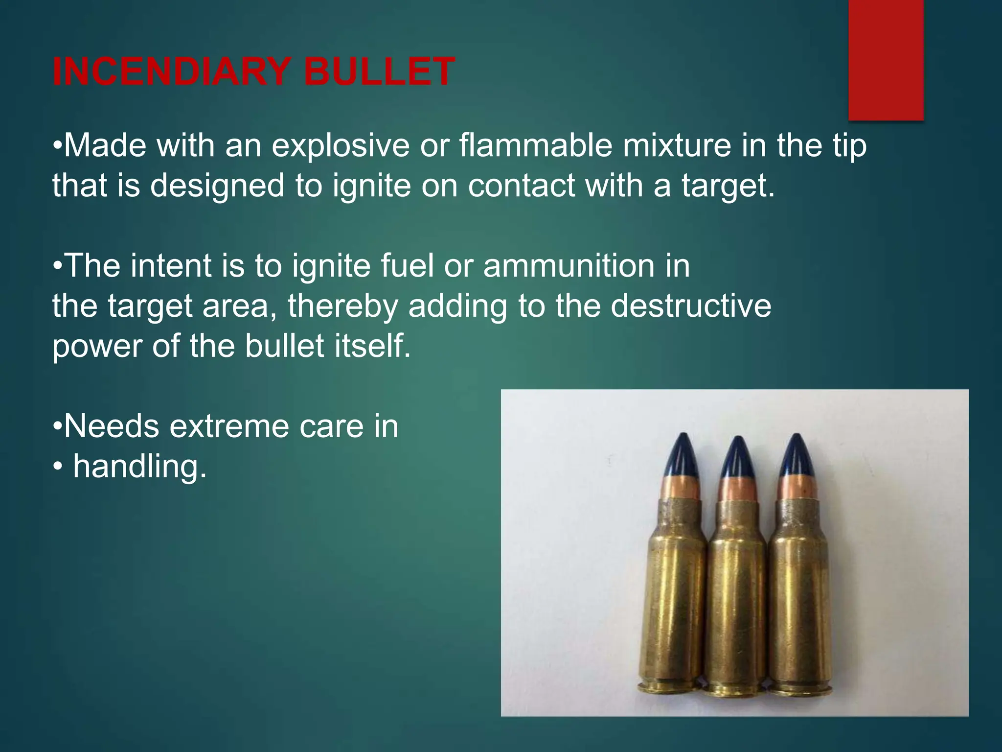 Ballistics (Types of Bullets with detailed explanation).pptx