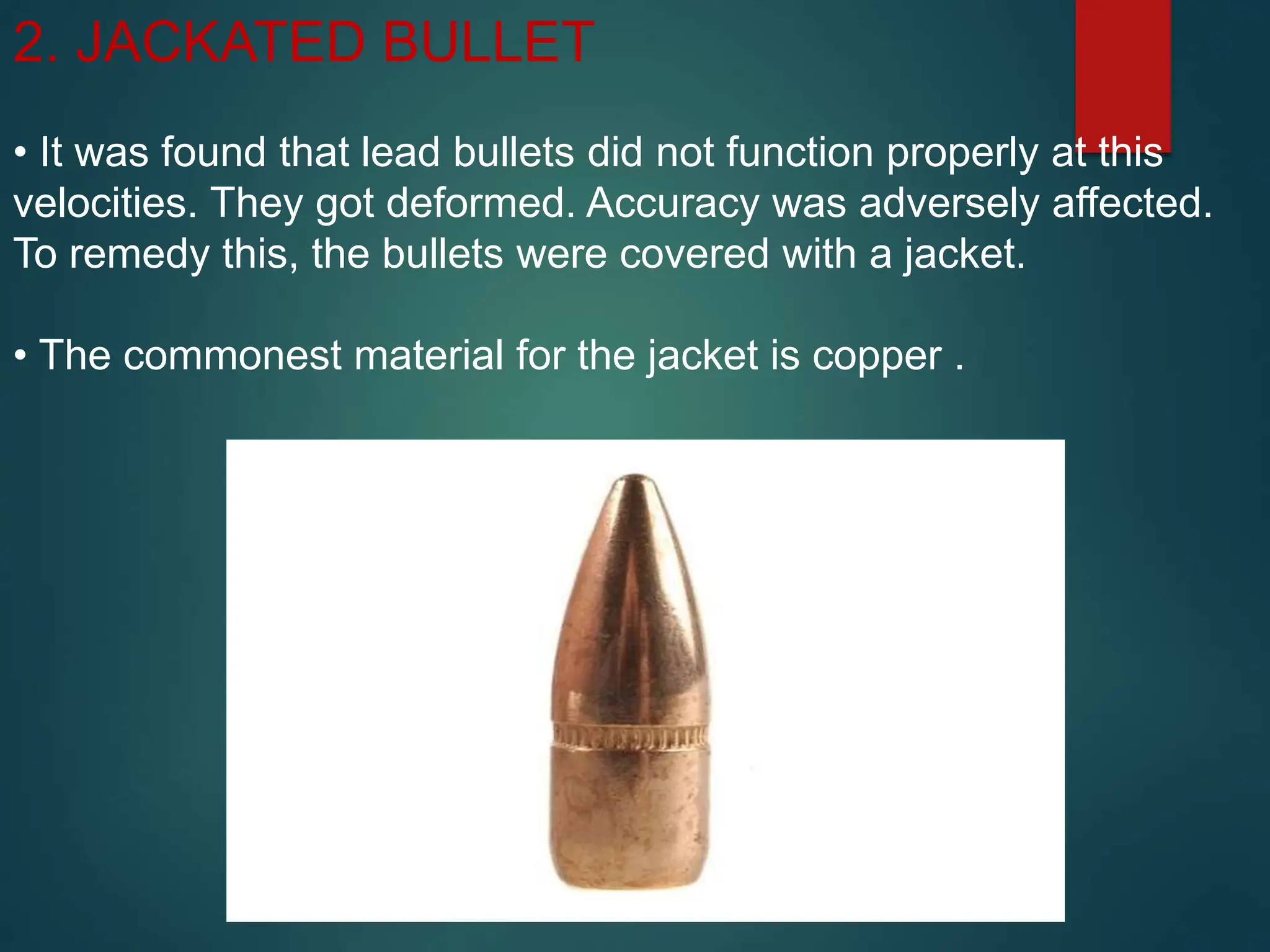 Ballistics (Types of Bullets with detailed explanation).pptx