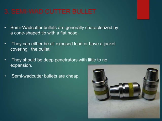Ballistics (Types of Bullets with detailed explanation).pptx | Arms ...