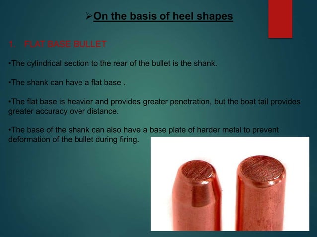 Ballistics (Types of Bullets with detailed explanation).pptx | Arms ...