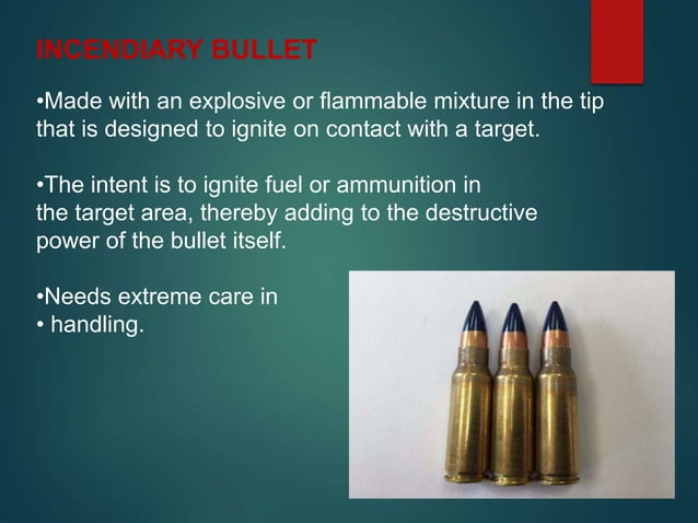 Ballistics (Types of Bullets with detailed explanation).pptx | Arms ...