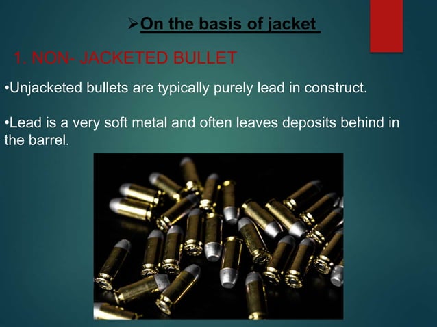 Ballistics (Types of Bullets with detailed explanation).pptx | Arms ...