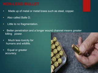 Ballistics (Types of Bullets with detailed explanation).pptx