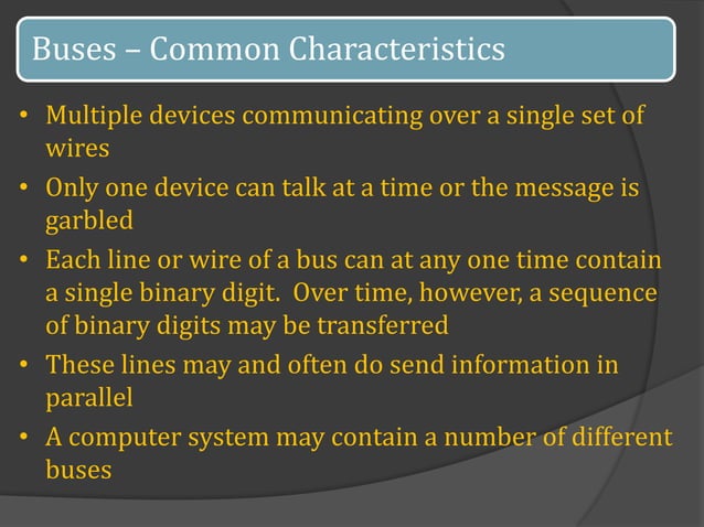Types of buses of computer | PPTX