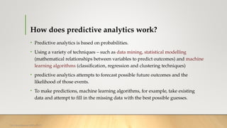 TYPES OF BUSINESS ANALYTICS AND ITS APPLICATIONS | PPT