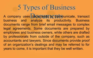 Types of Business Documents.pptx