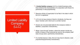 Types of Business Legal Structures PPT.pptx