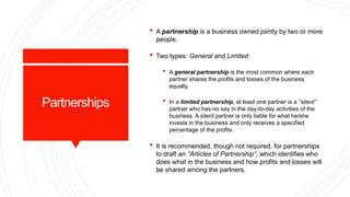 Types of Business Legal Structures PPT.pptx