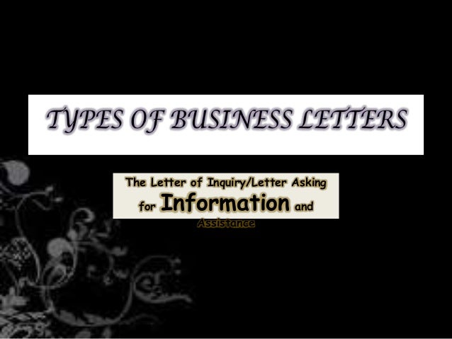 Types Of Business Letters types-of-business-letters