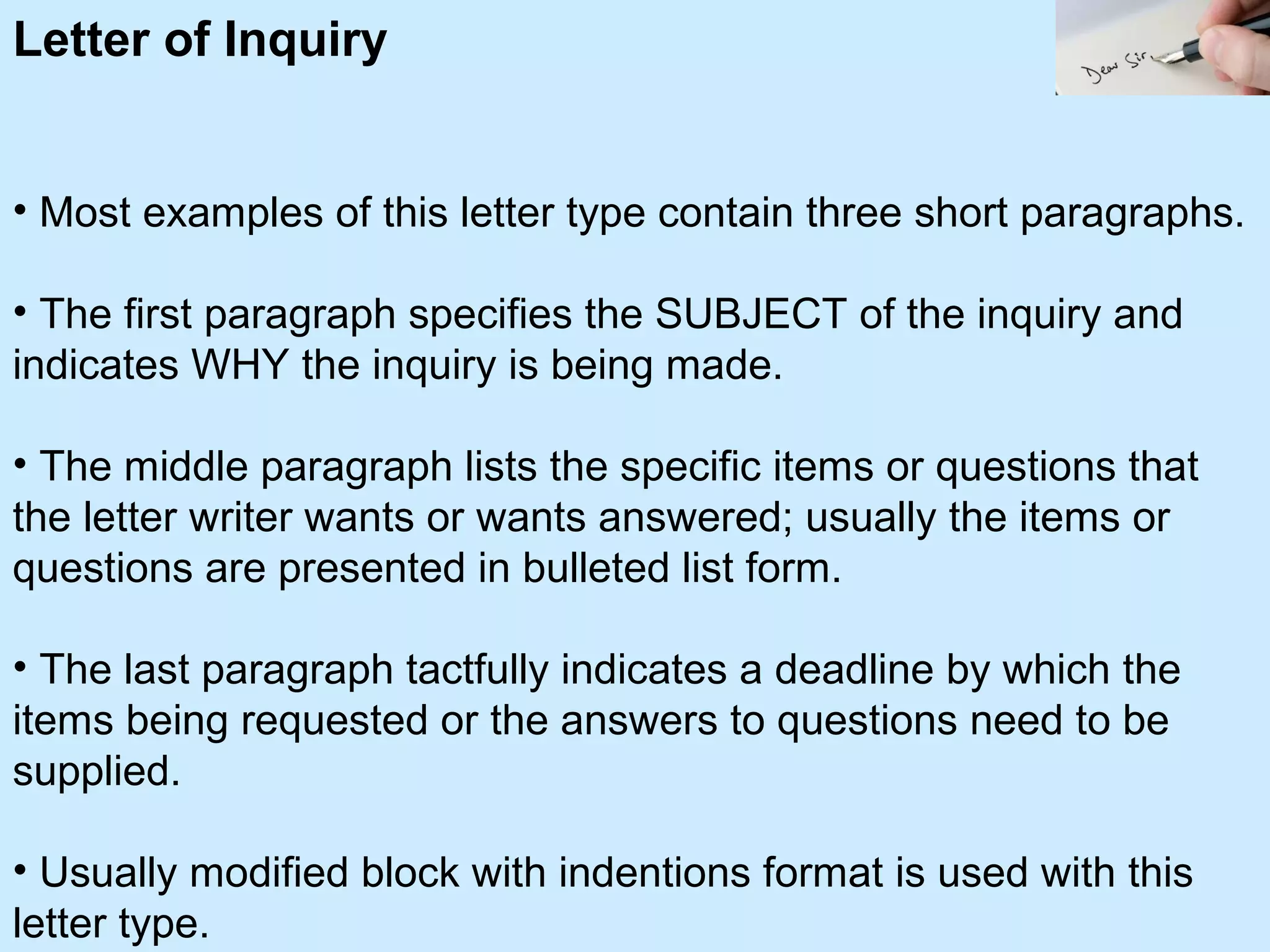 Ppt on Business letters and its types | PPT