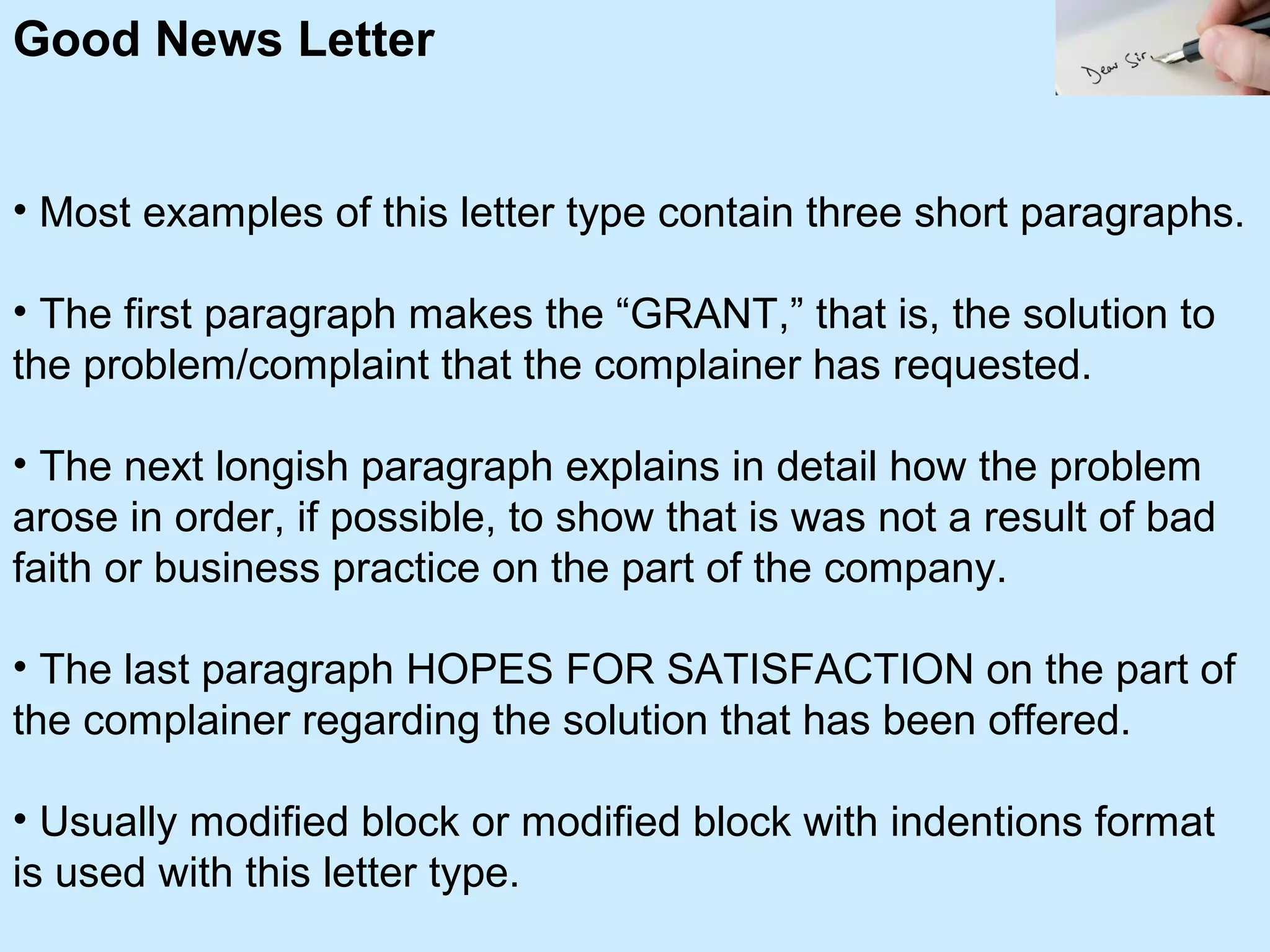 Ppt on Business letters and its types | PPT