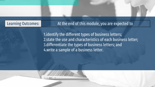 Types of Business Letters (midterm) | PPTX