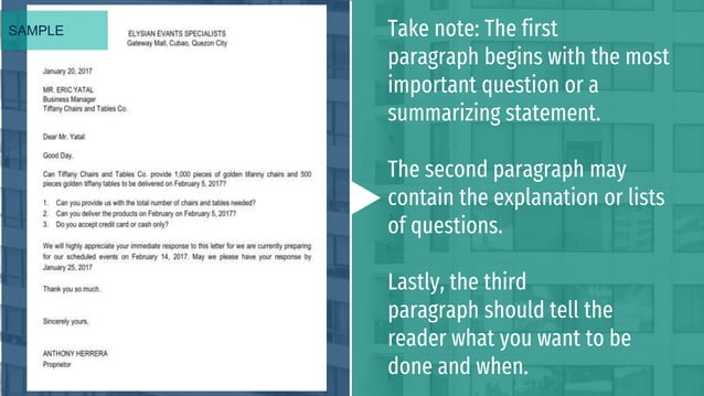 Types of Business Letters (midterm) | PPT