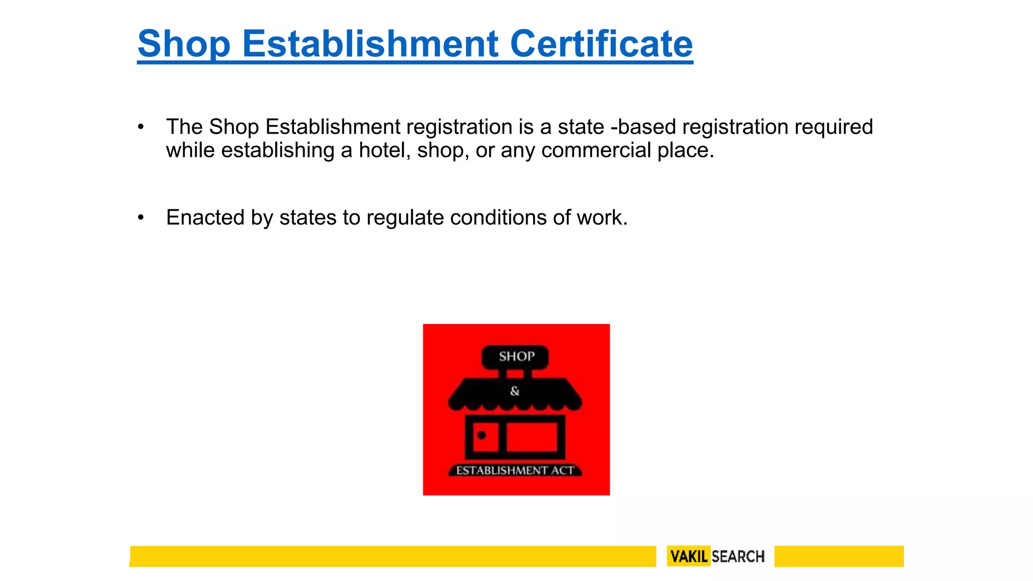 Types of business licenses and certification in india | PPTX