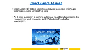 Types of business licenses and certification in india | PPTX