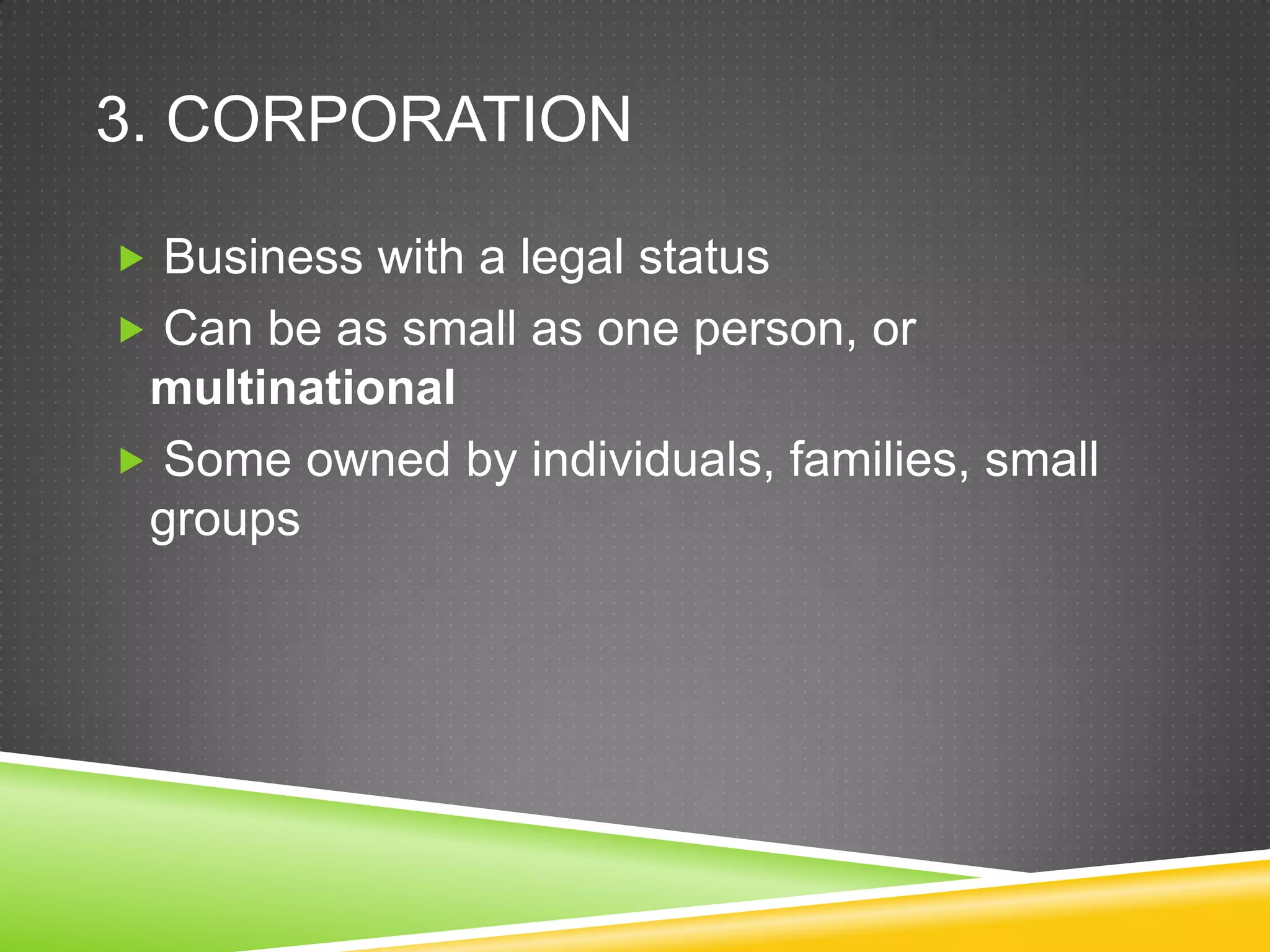 Types of Business Ownership | PPTX