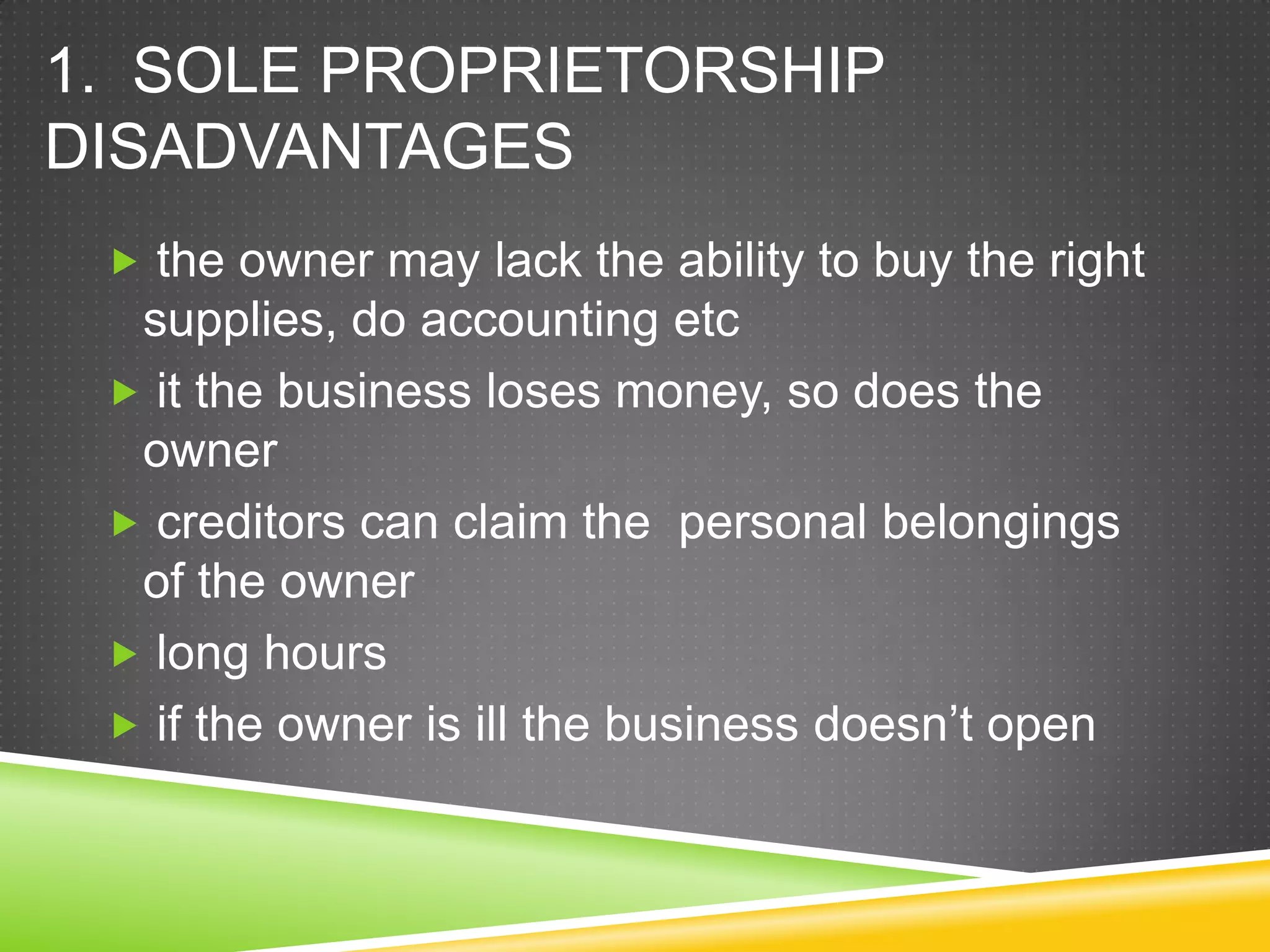 Types of Business Ownership | PPTX