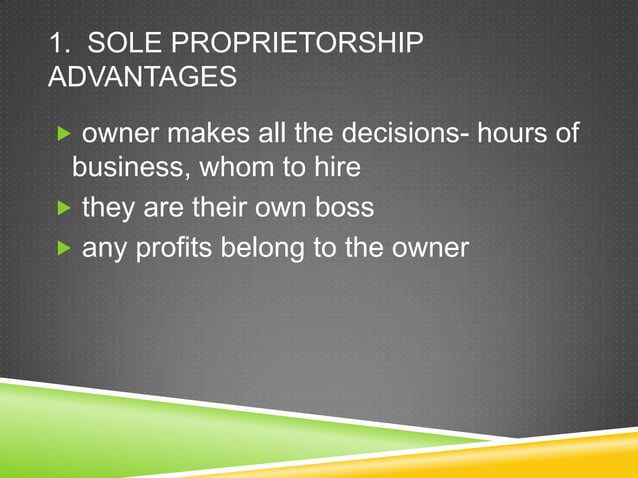 Types of Business Ownership | PPTX | Business | Business and Finance