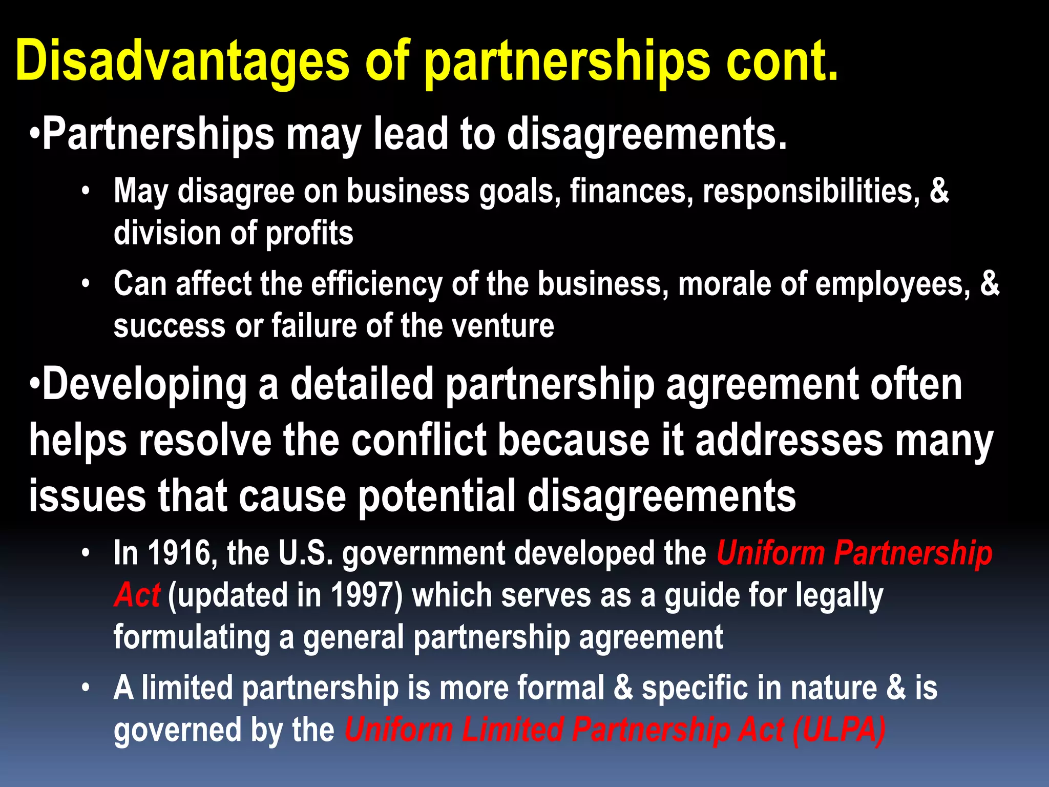 Types of business_ownership, BBA STUDY MATERIAL | PPTX