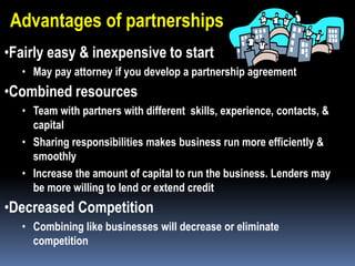 Types of business_ownership, BBA STUDY MATERIAL | PPTX