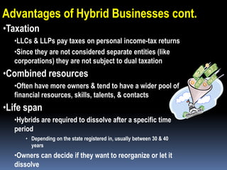 Types of business_ownership, BBA STUDY MATERIAL | PPTX