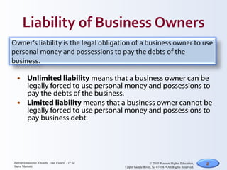 Types of business ownerships | PPT