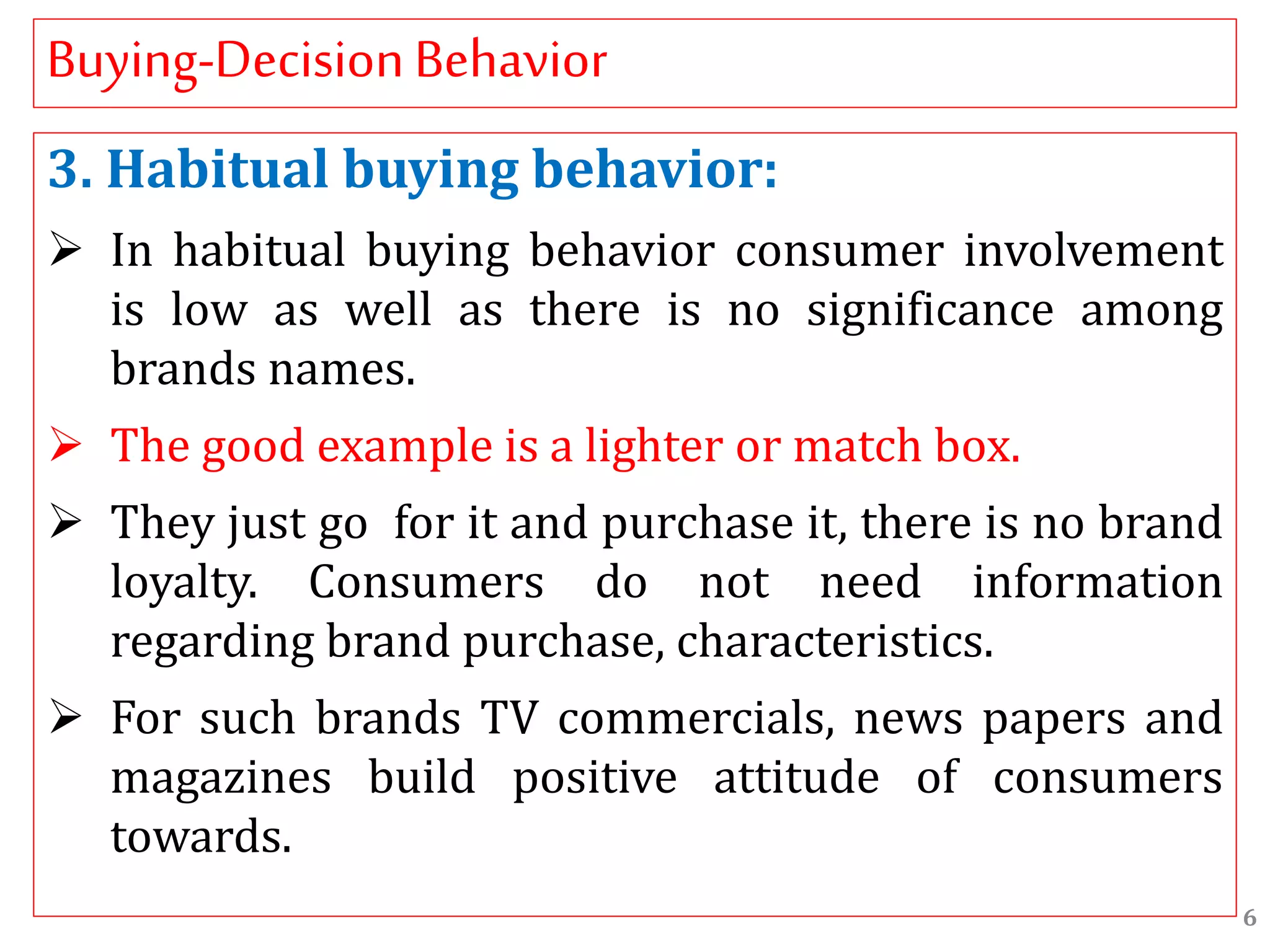 Types of buying decision behavior | PPTX