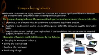 Types of buying decision behavior | PPTX