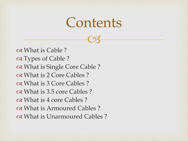Types of Cable.PPT