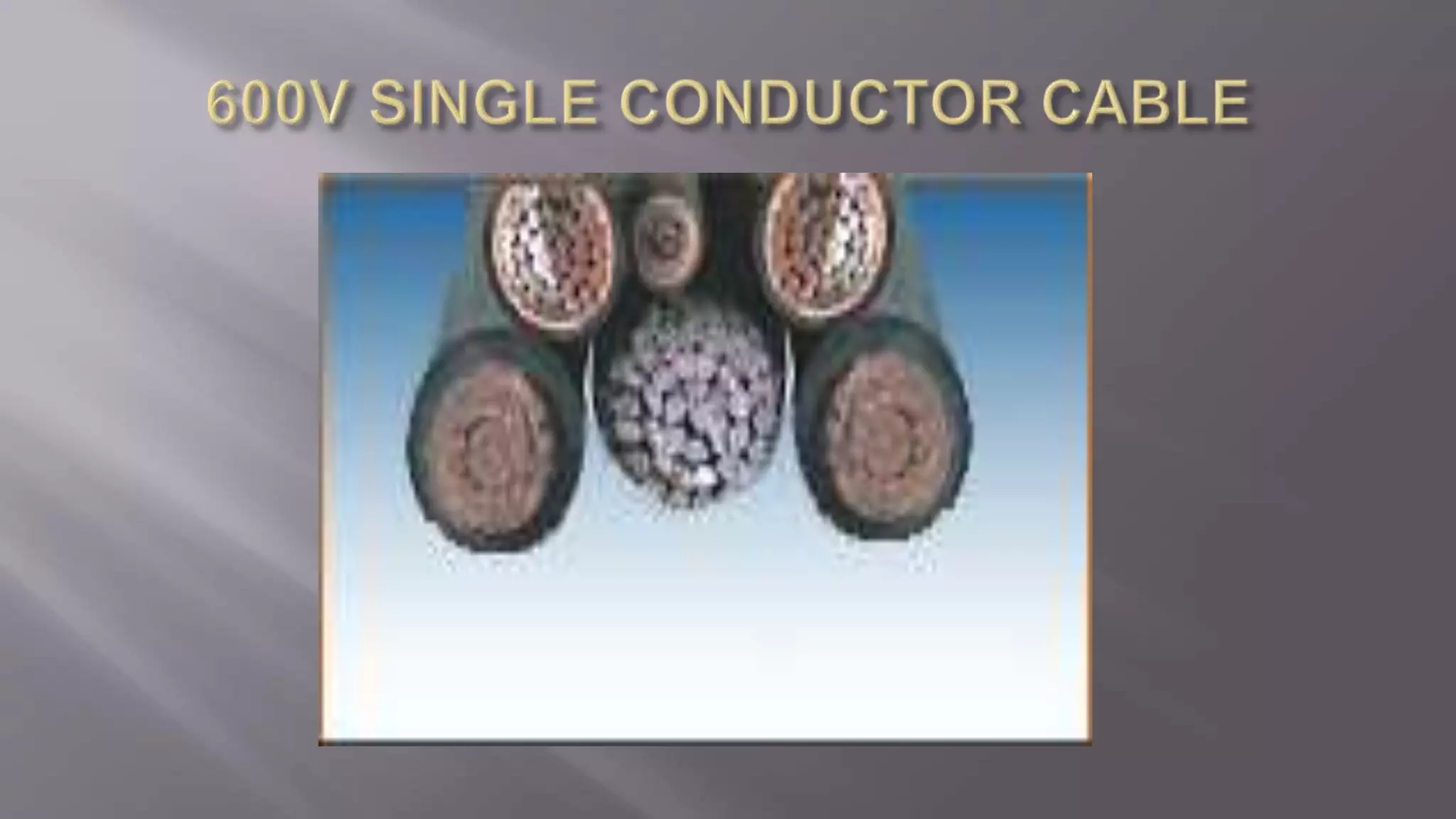 Types of cables | PPTX