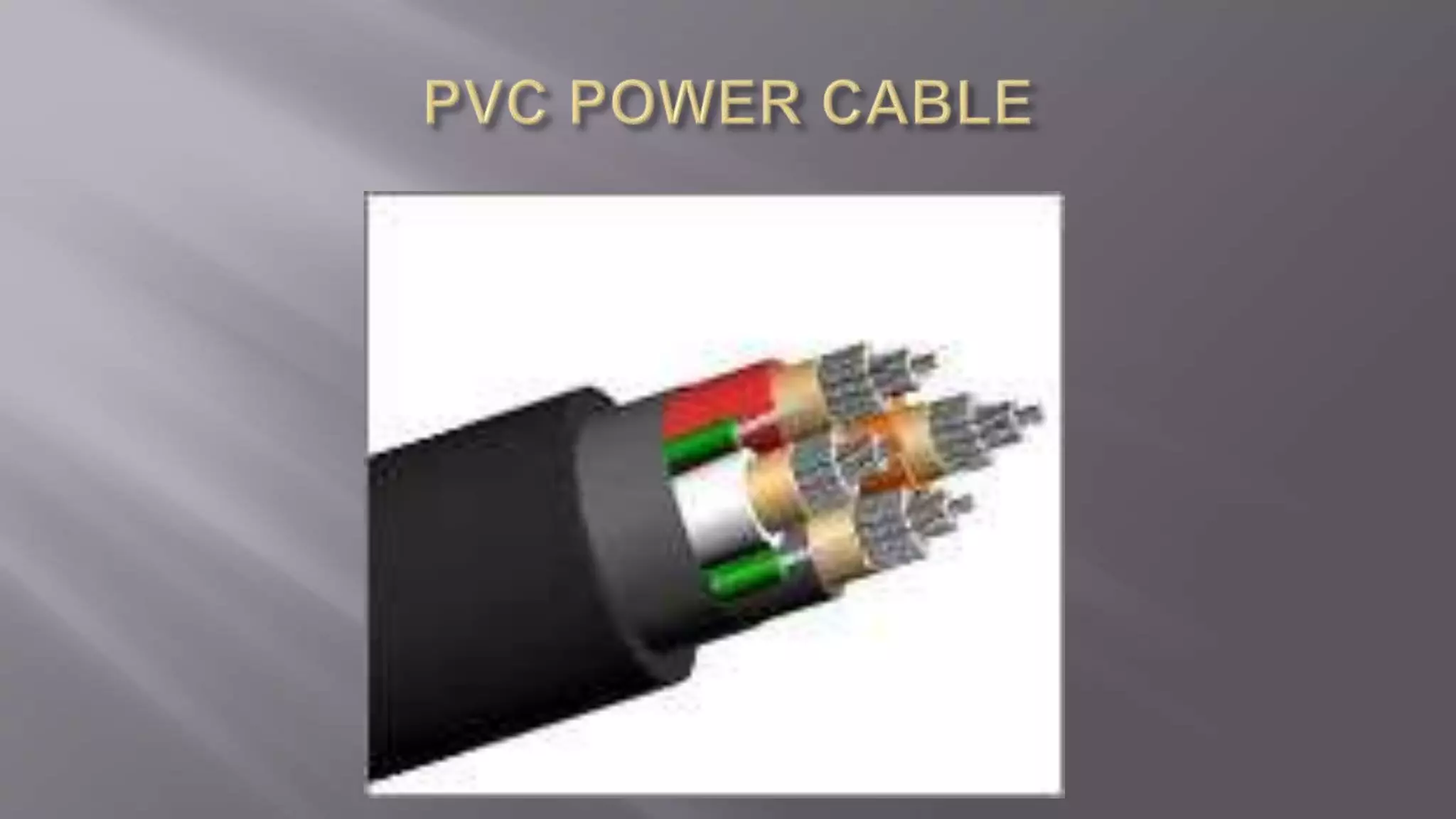 Types of cables | PPTX