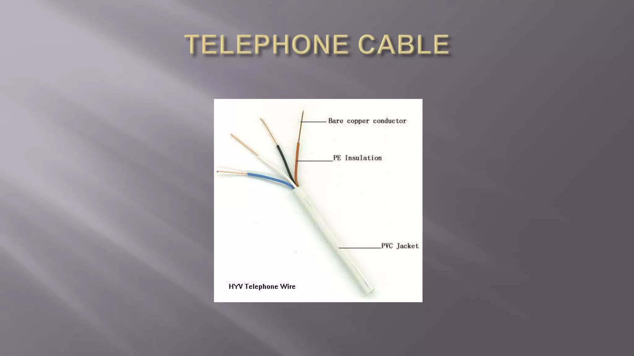 Types of cables | PPTX