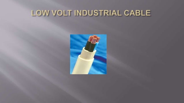 Types of cables | PPTX