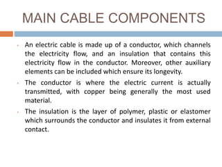 TTypes of cables | PPTX