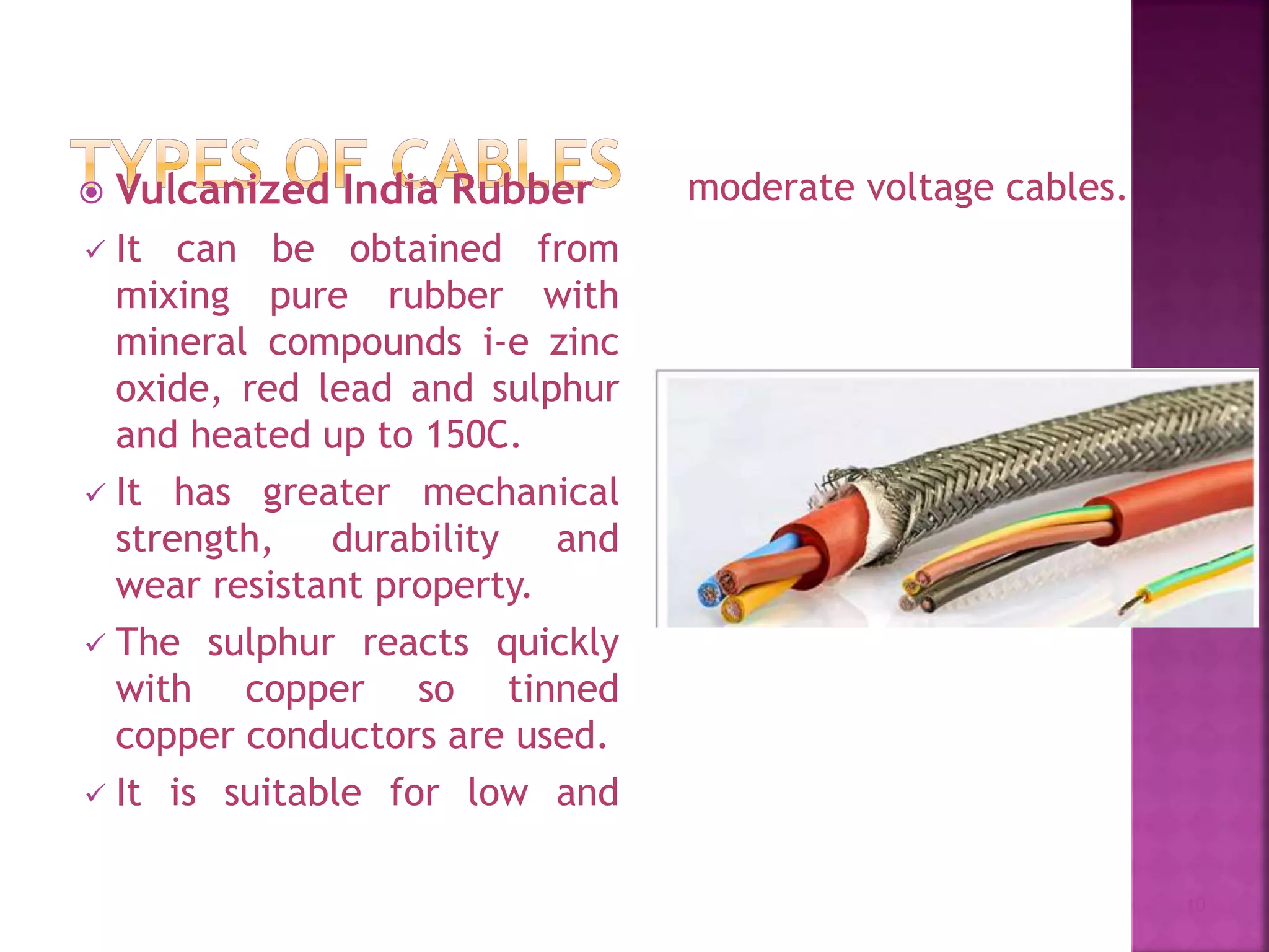 Types of cables | PPTX