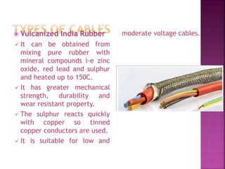 Types of cables | PPTX