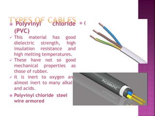 Types of cables | PPTX