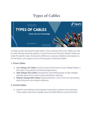 Types of Cables - Essential guide on cables .pdf