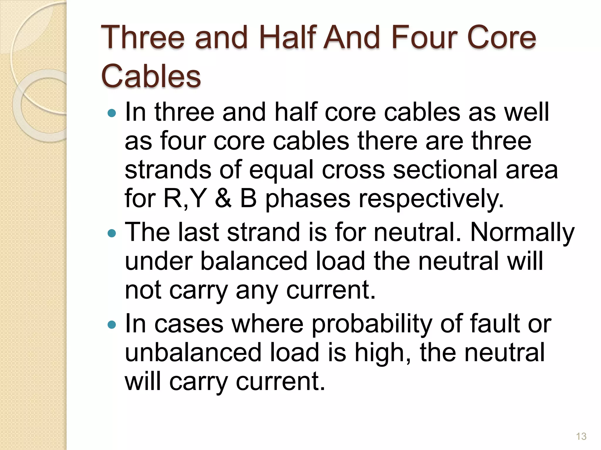 Types of cables | PPTX